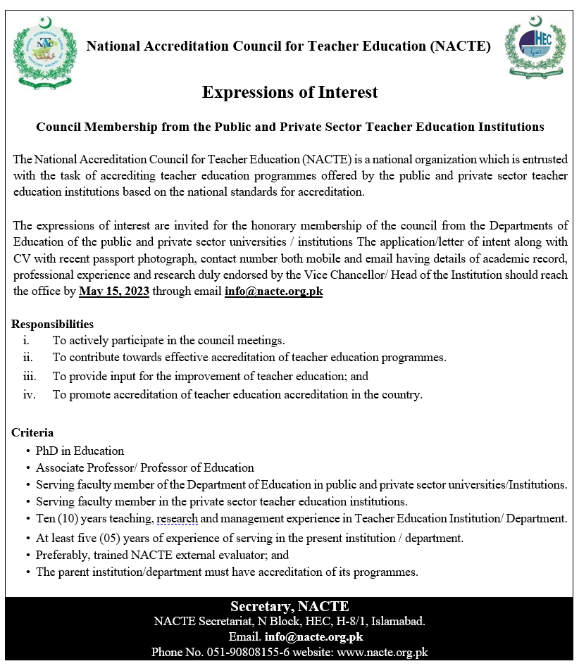 Home - National Accreditation Council for Teacher Education